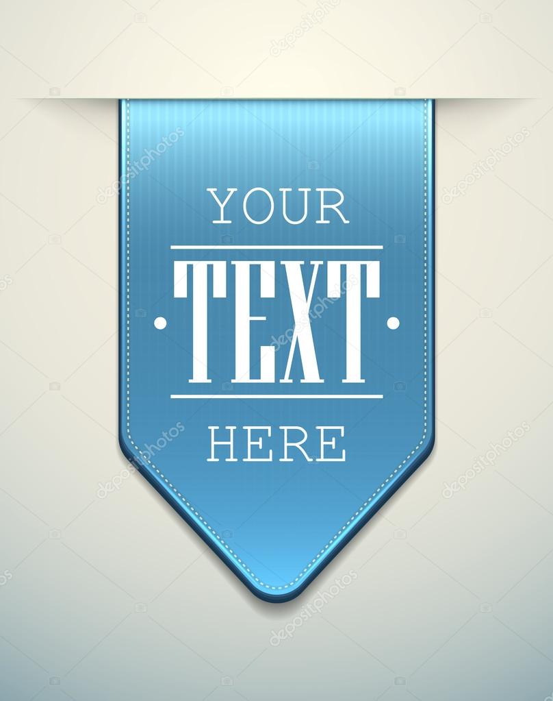 Blue Label Stock Vector Image by ©zayatsandzayats #52736209