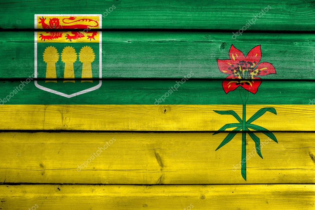 Flag of Saskatchewan Province, Canada Stock Photo by ©PromesaStudio ...