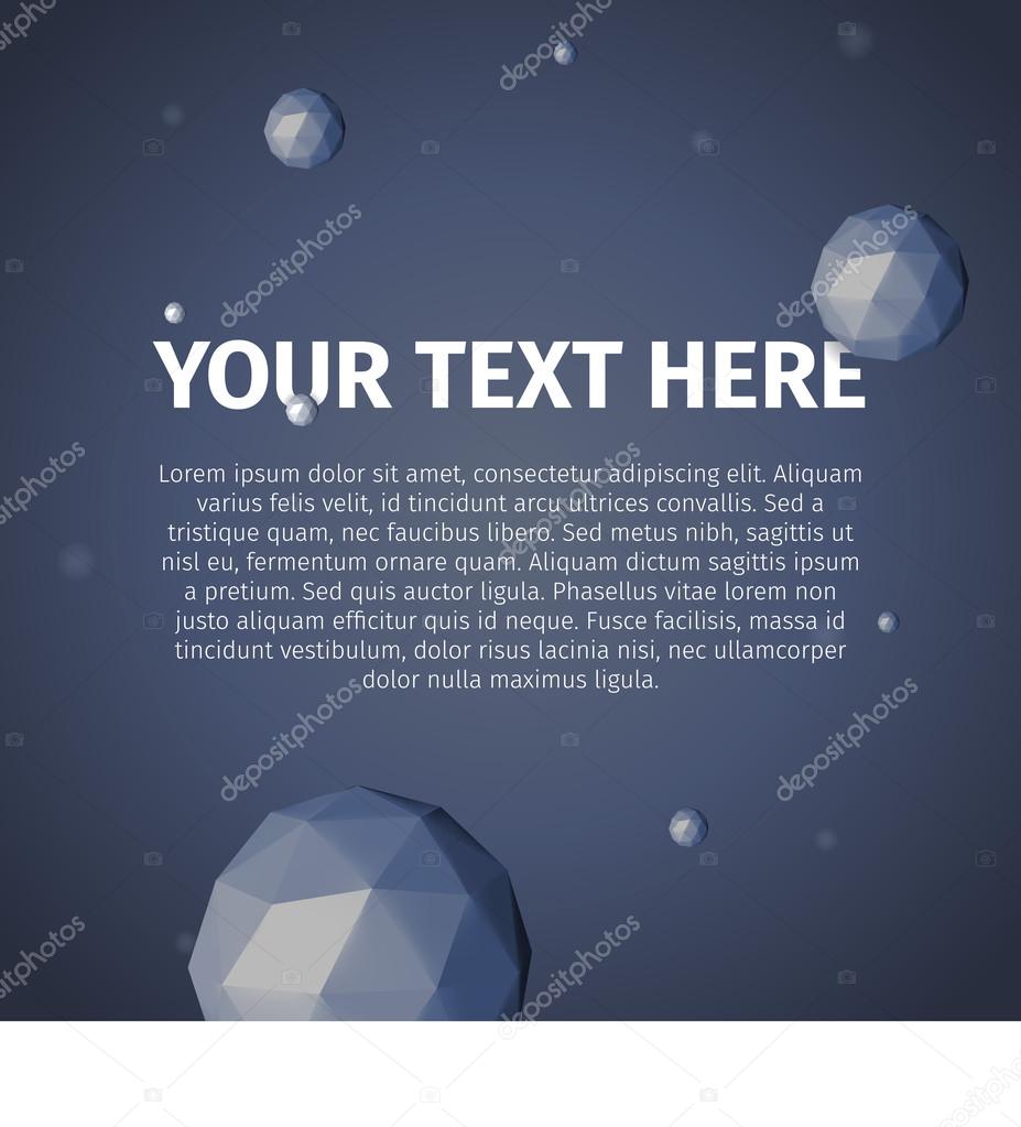 Abstract background with spheres Stock Vector Image by ©dimgroshev ...