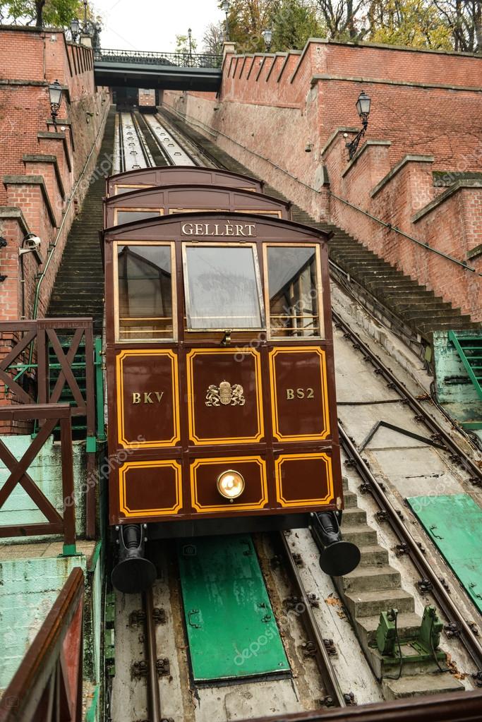 Funicular to Buda Castle in Budapest — Stock Photo © demerzel21 #60834305