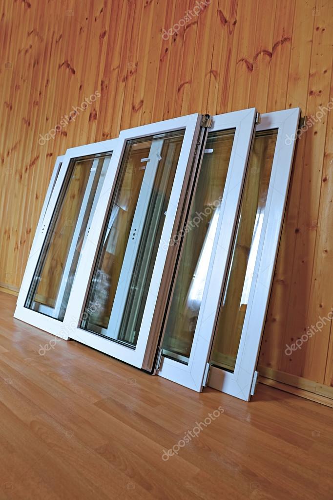 Installation of plastic windows — Stock Photo © Kingan77 #66764933