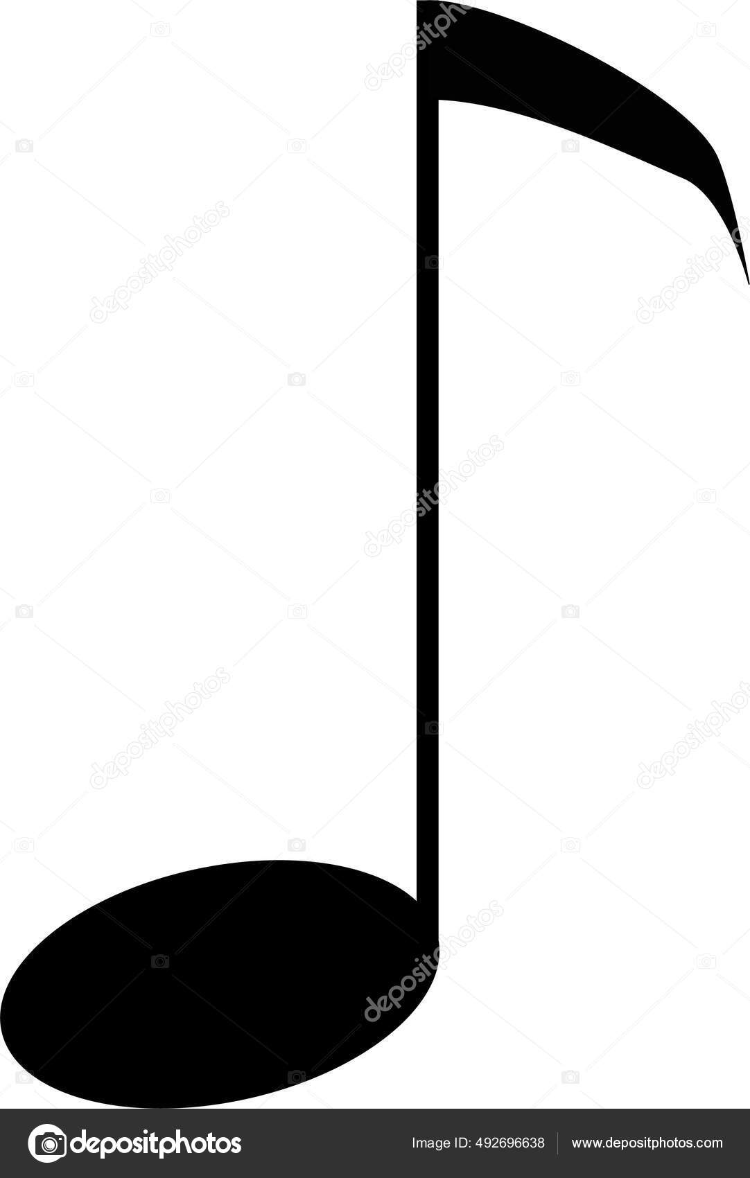 Graphic Representation Quaver Musical Note Use Icon Online Elsewhere ...