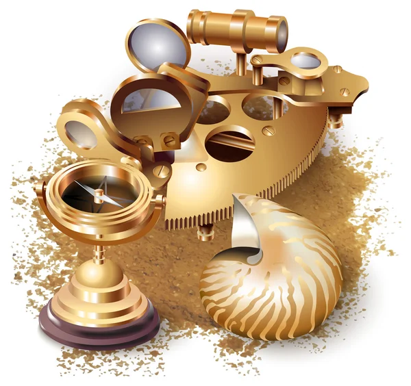 Set of navigation tools Stock Vector by ©nahariyani 55960183