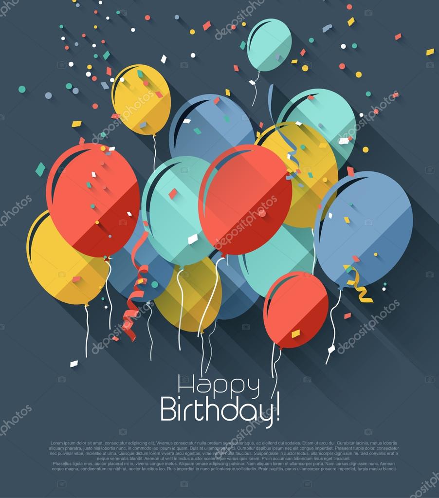 Birthday greeting card Stock Vector Image by ©kaktus2536 #71986449