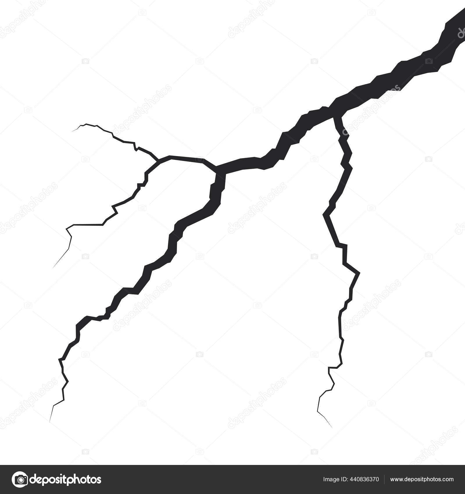 Cracked Surface Realistic Crack Texture Crack Ground Wall Ice Abstract ...