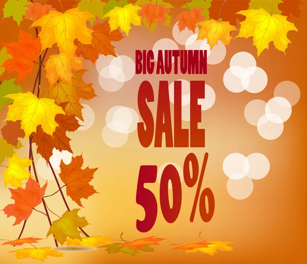 Autumn foliage vector sale banner Stock Vector Image by ©dobrik72 ...