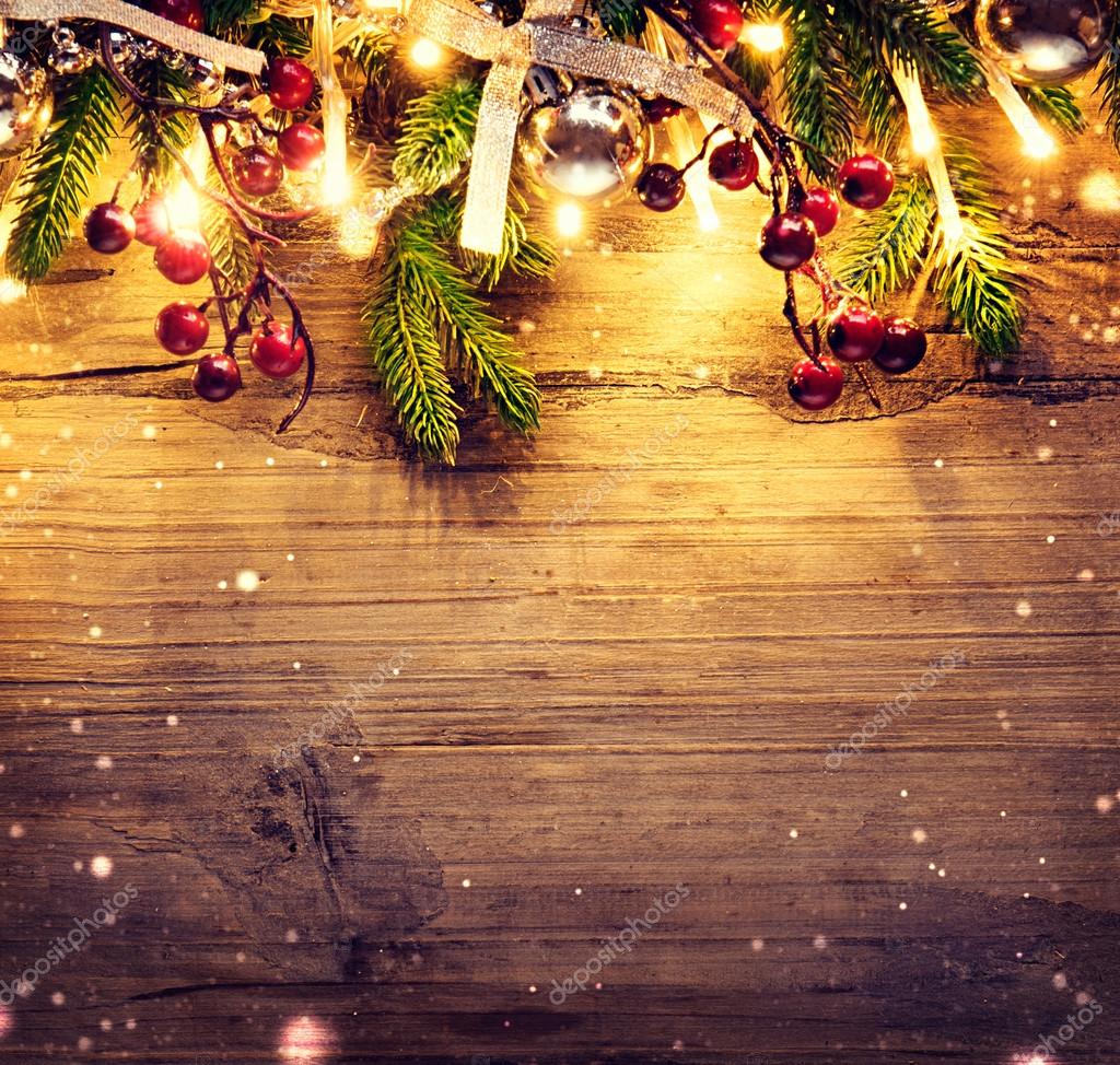 Christmas Tree Lights Border