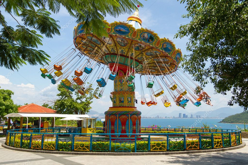 Carousel on the island Stock Photo by ©bizexsic 66426175