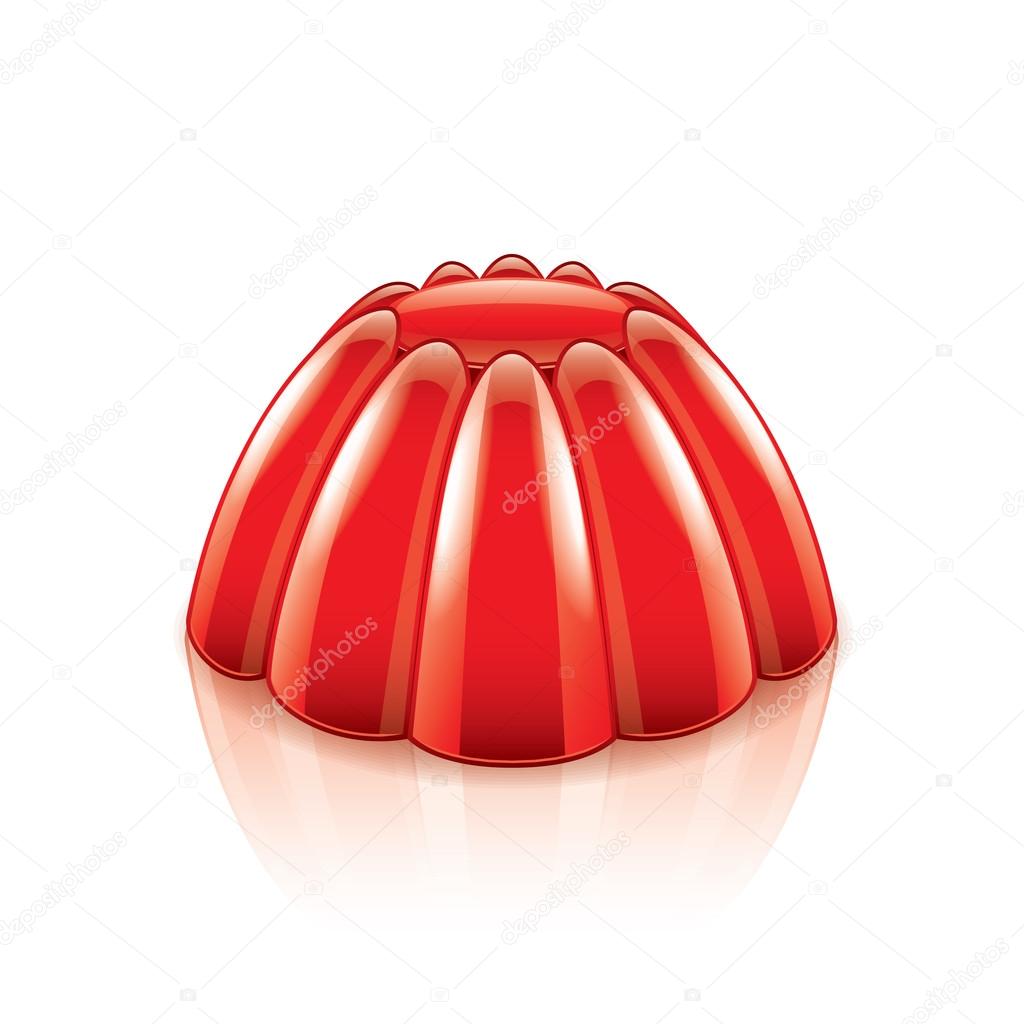 Jelly isolated on white vector Stock Vector Image by ©andegraund548 ...