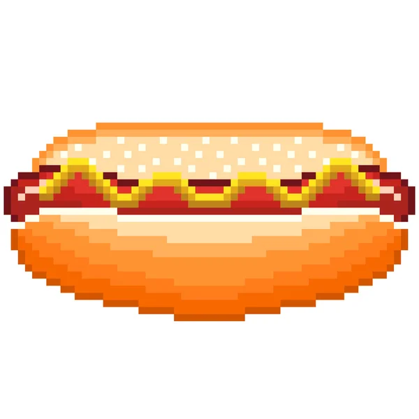 Pixel art hot dog images vectorielles, Pixel art hot dog vecteurs ...