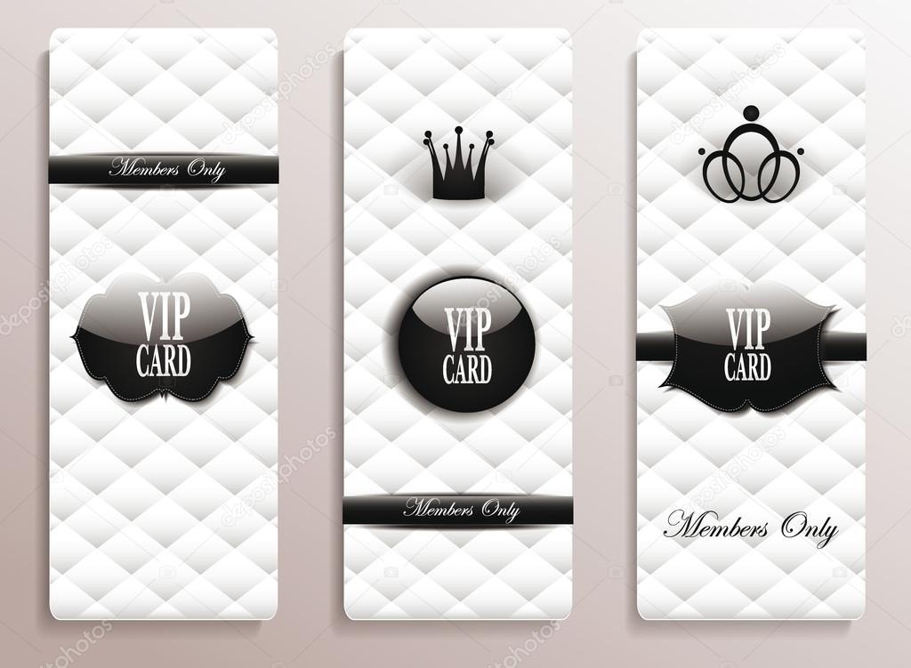 Vip cards with the abstract background Stock Vector Image by ©Happymia ...