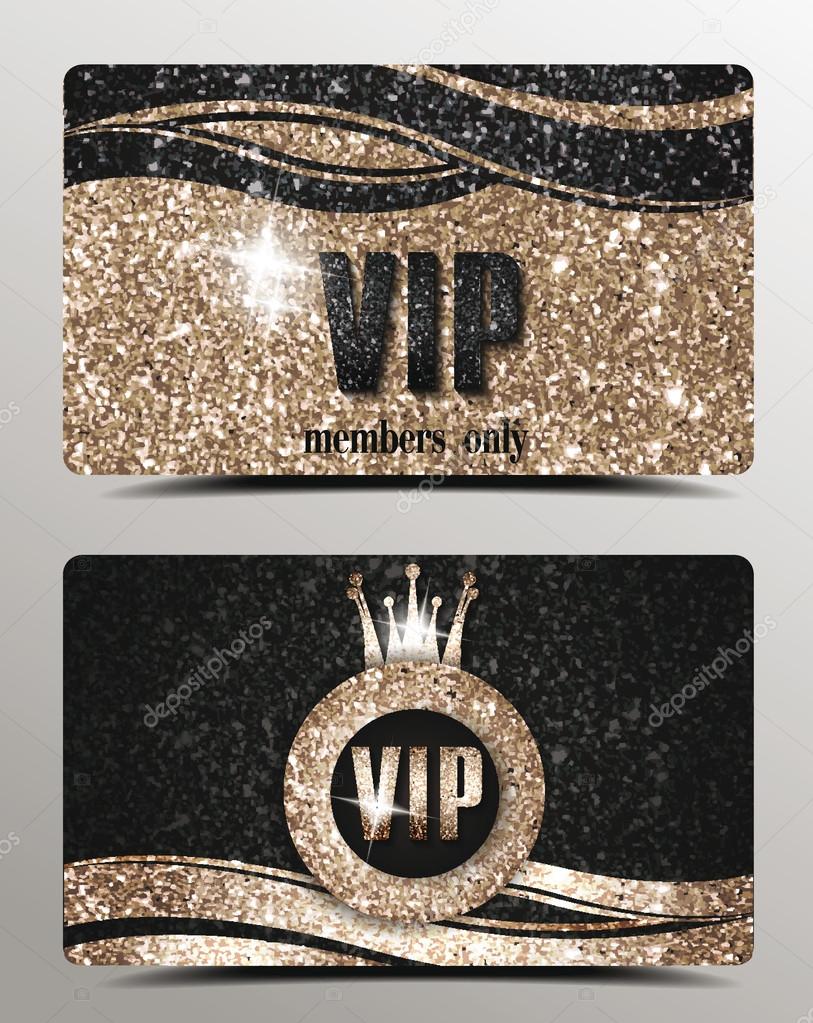 Shiny VIP cards with textured background Stock Vector by ©Happymia 54981479