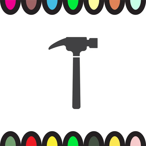 No Hammer sign icon. Repair service symbol. — Stock Vector © Blankstock ...