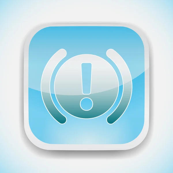 Car parking brake signal vector icon — Stock Vector © quka #61402139
