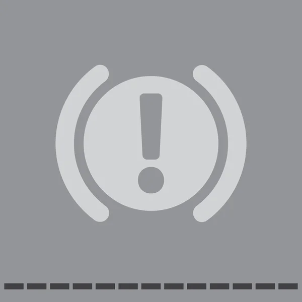 Car parking brake signal vector icon — Stock Vector © quka #61402139