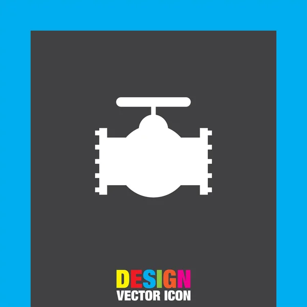 Industry valve vector icon — Stock Vector © quka #85607198
