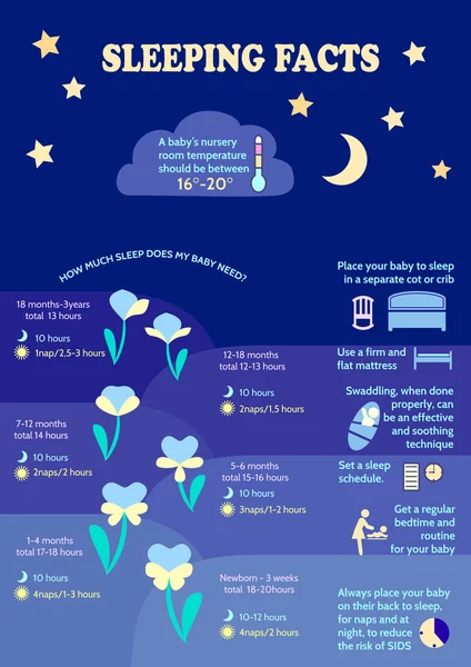 Sleep infographic Vector Art Stock Images | Depositphotos