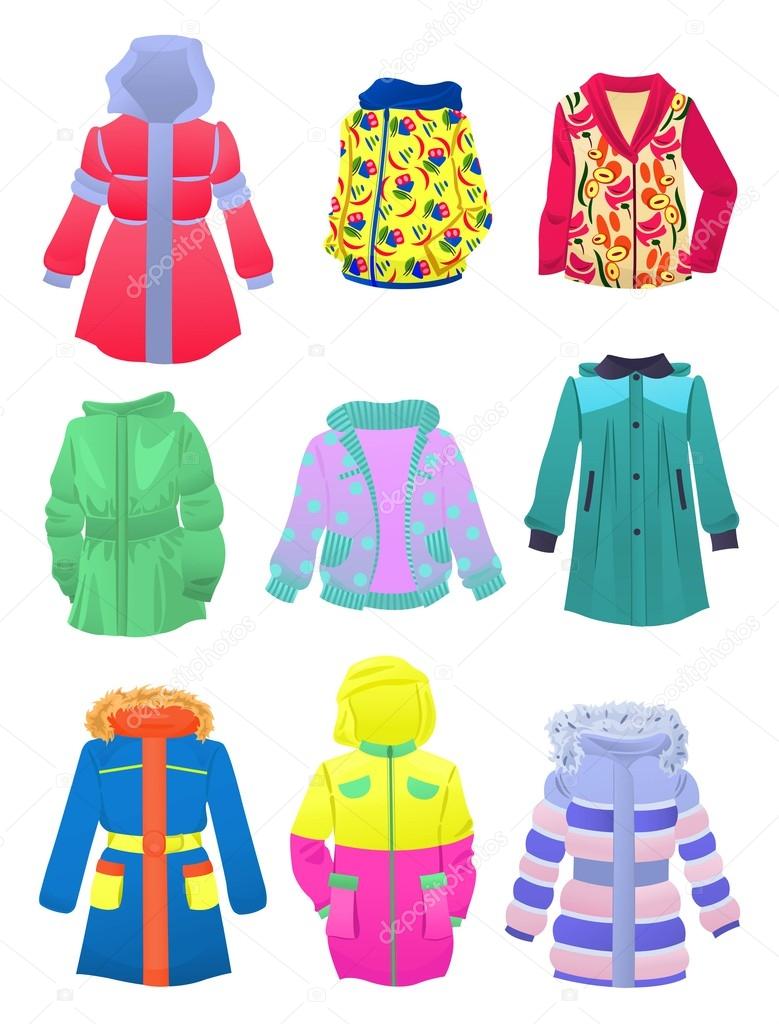 Jackets for girls Stock Vector Image by ©sibiryanka #58509433