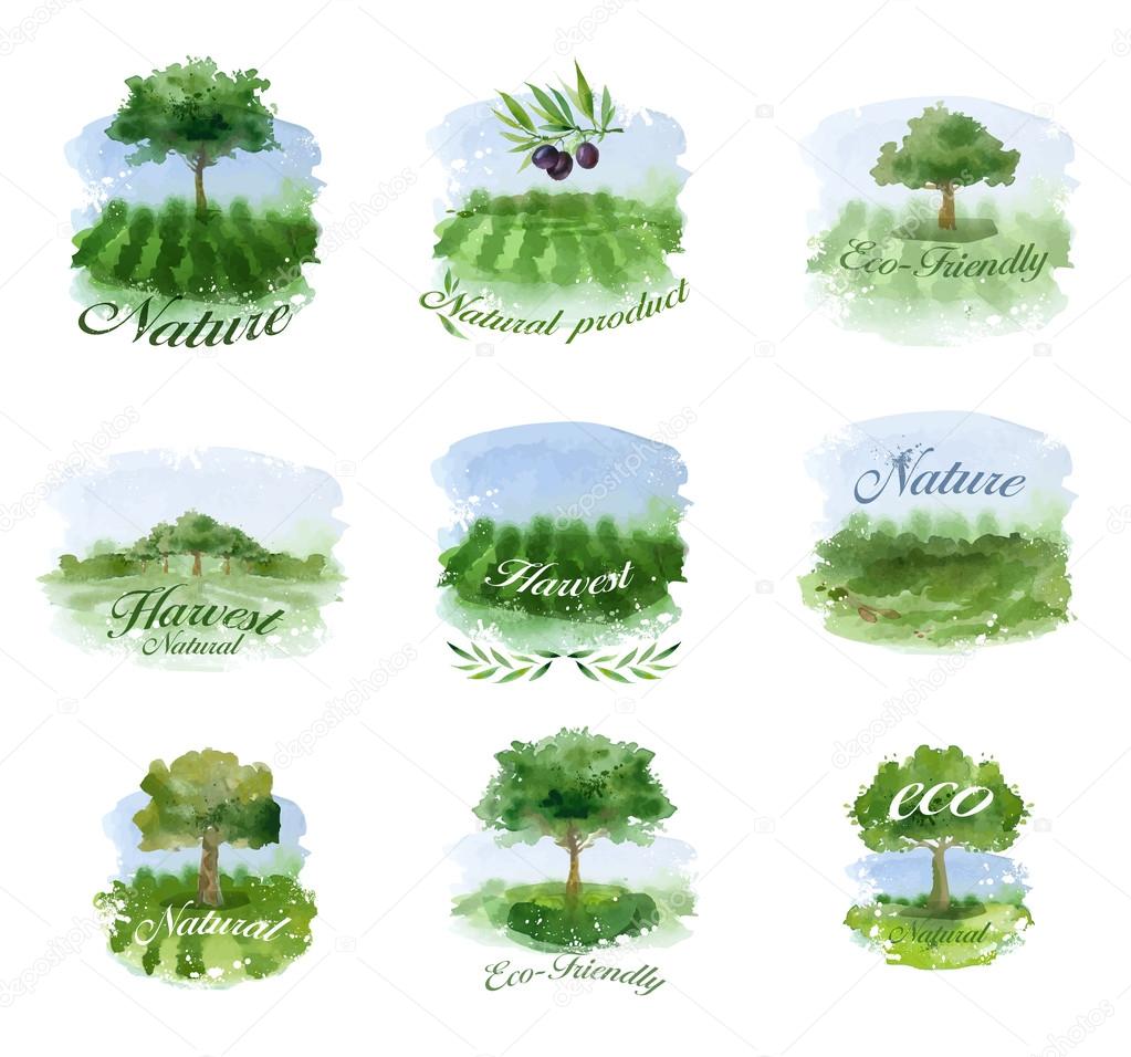 Nature. Vector format Stock Vector Image by ©sergeypykhonin #52880703