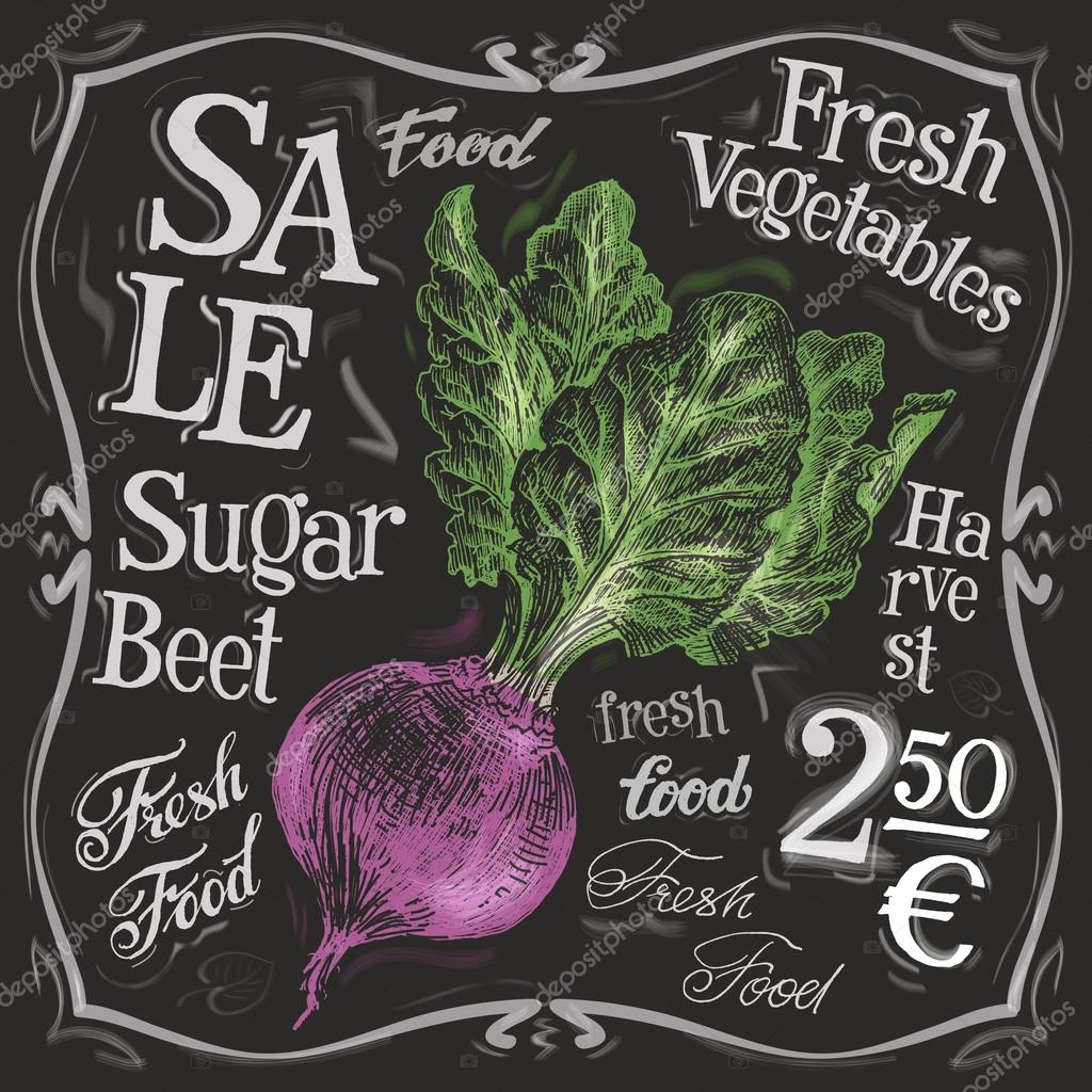 Fresh beet logo design template Stock Vector Image by ©sergeypykhonin ...