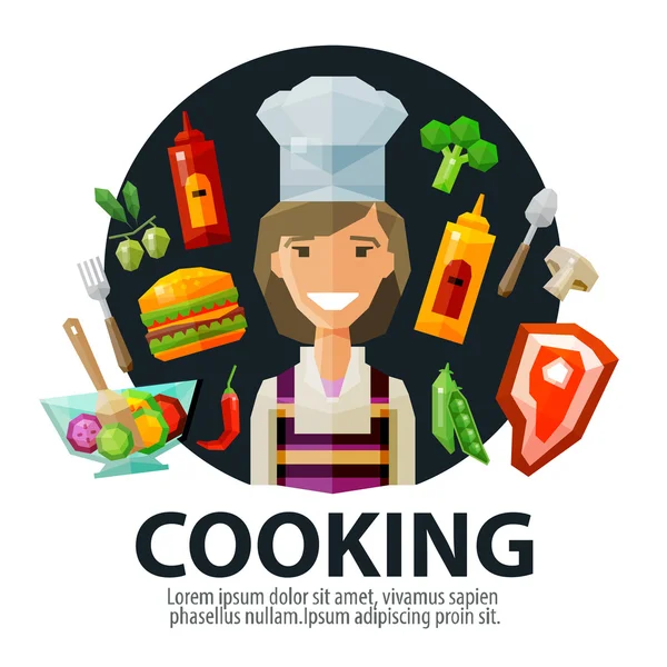 Logo cocina imágenes de stock de arte vectorial | Depositphotos