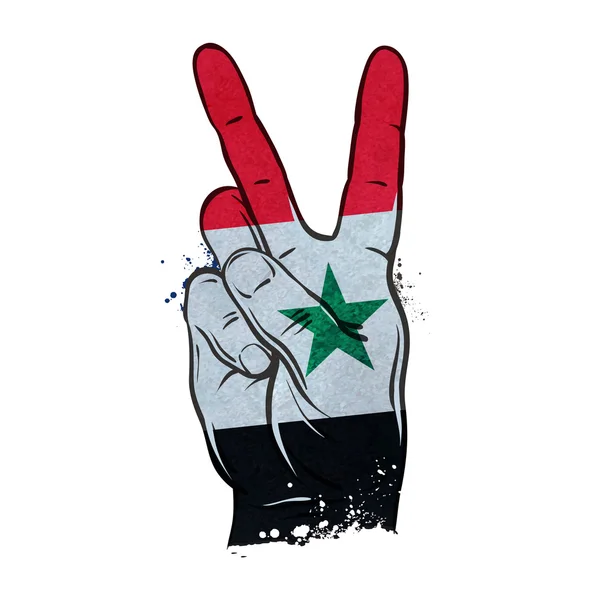 Flag of Syria. vector illustration Stock Vector by ©sergeypykhonin 98495528