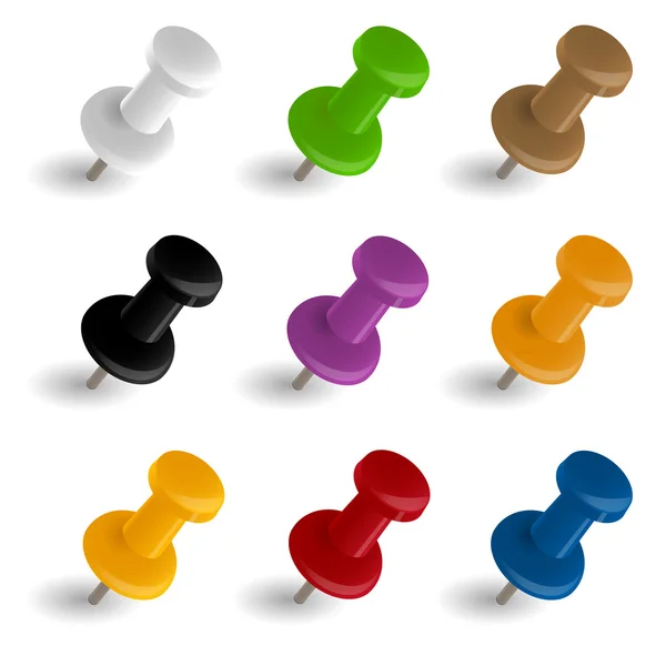 Note pins isolated Stock Vector Image by ©jamesstar #16800007