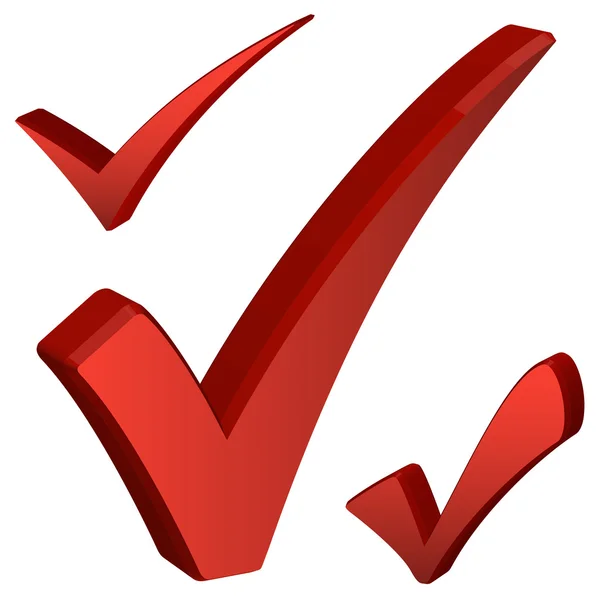 Check marks 3D Stock Vector Image by ©opicobello #114638084