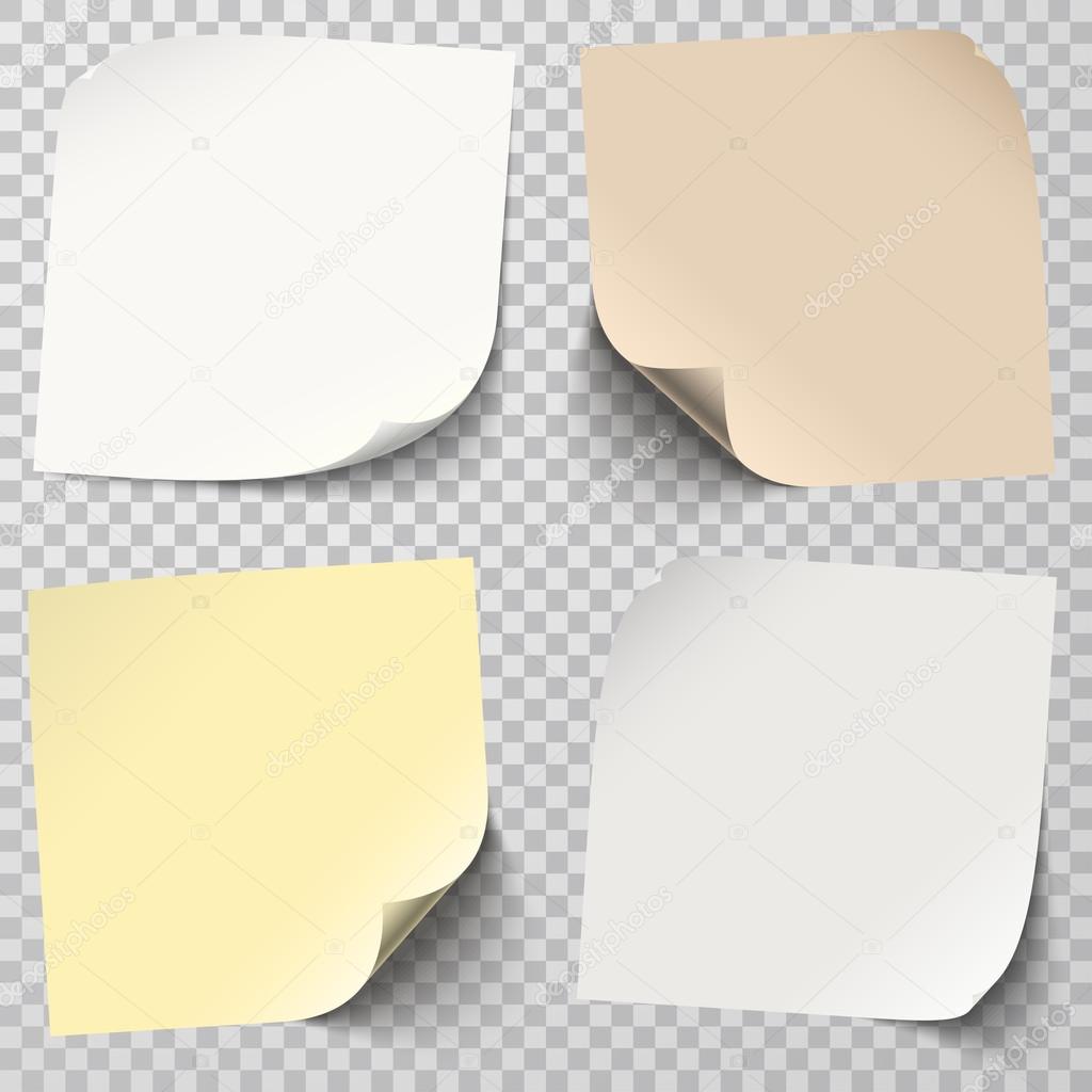 colección de notas adhesivas de colores 2022