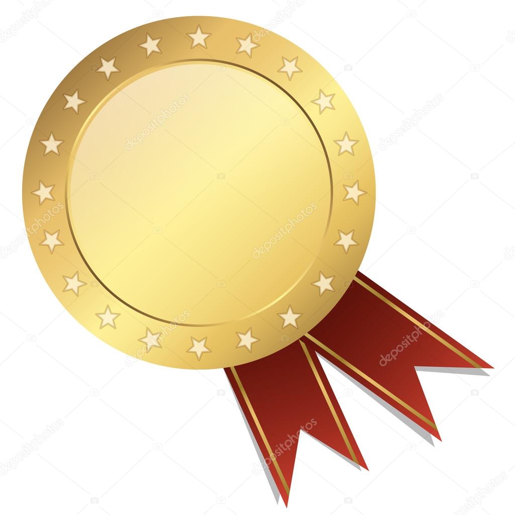 Modelo de selo ouro com banner — Vetor de Stock © opicobello #80029878