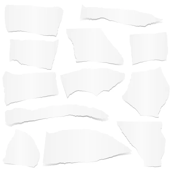 Paper scrap collection Vector Art Stock Images | Depositphotos