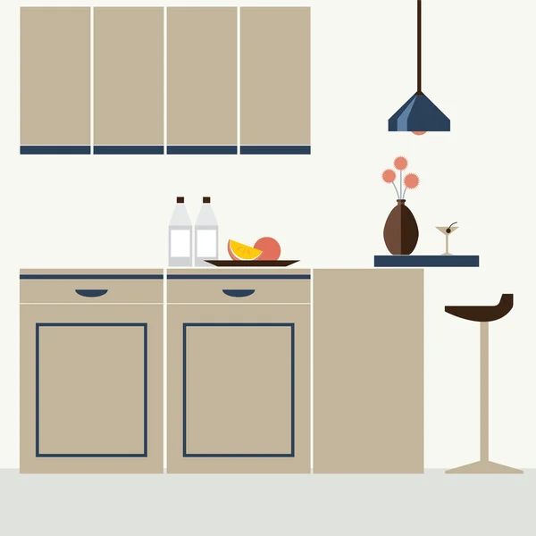 ᐈ Kitchens stock animated, Royalty Free kitchen island vectors ...