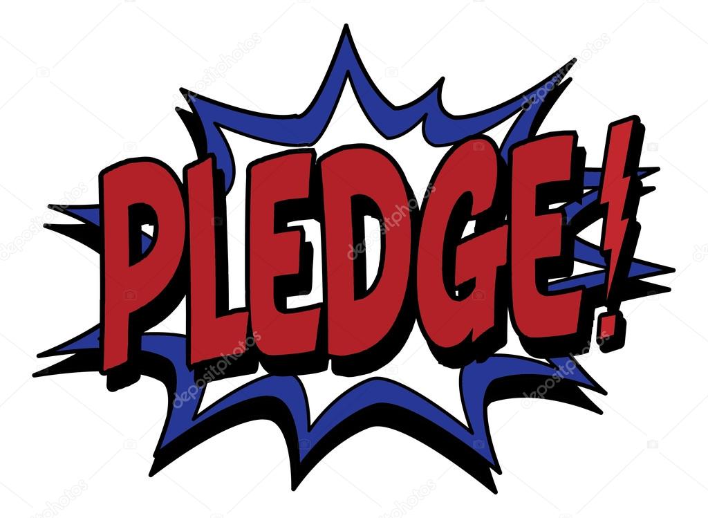 Pledge word illustration Stock Vector by ©scotferdon 109250280