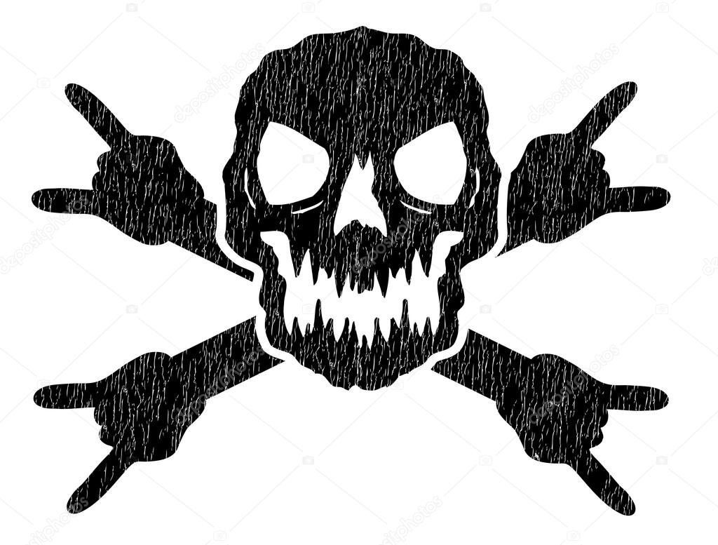 Devil sign, skull Stock Vector by ©scotferdon 59360589