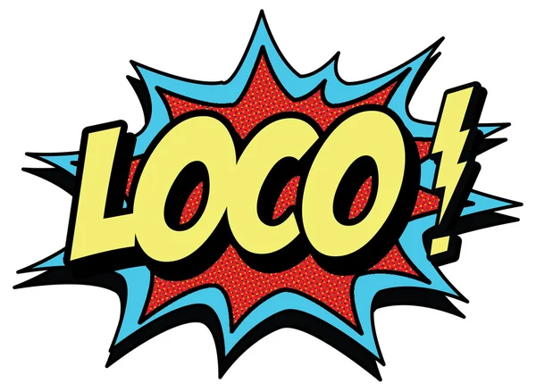 Comic loco Vector Art Stock Images | Depositphotos