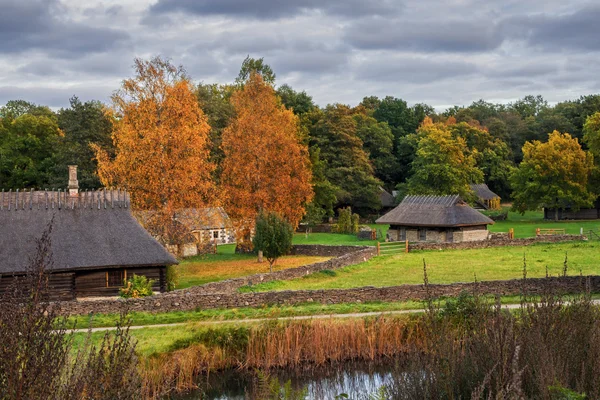 Patio Estonian farm — Stock Photo © jevgenes #89290140