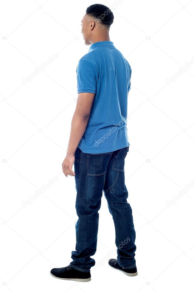 Man Facing Away From Camera
