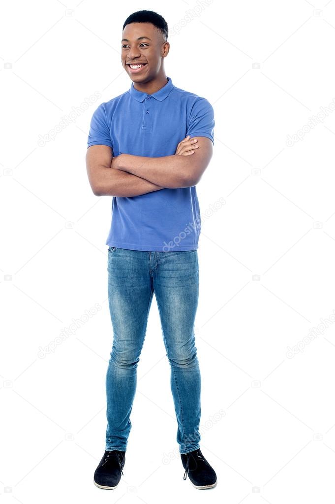 Man posing with folded arms Stock Photo by ©stockyimages 70267825