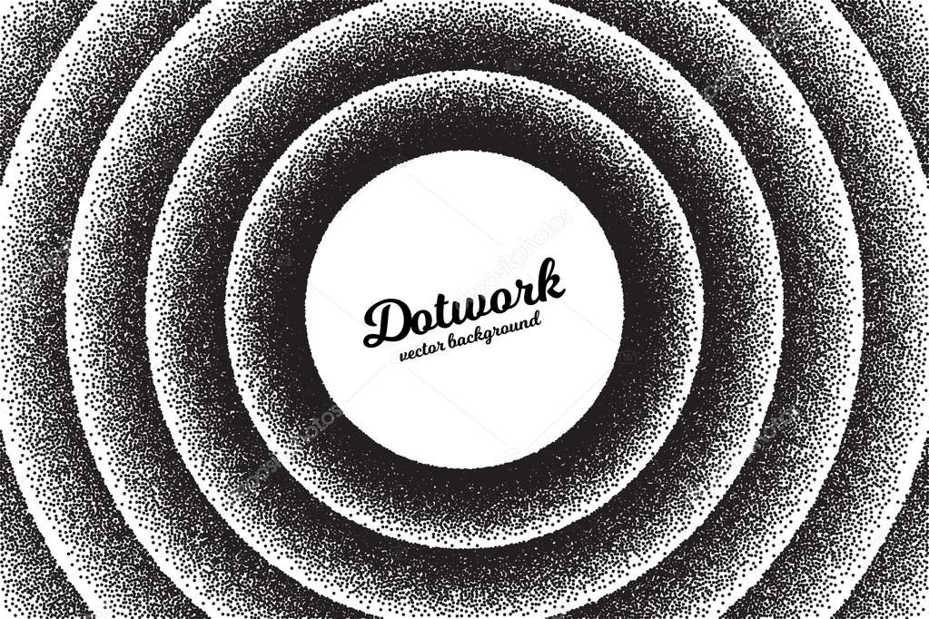 Vector Retro Dotwork Texture Background Stock Vector Image by ...