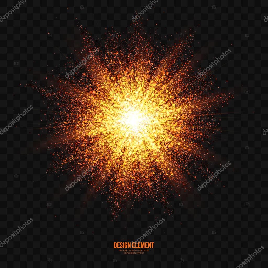 Light Particles Drawing