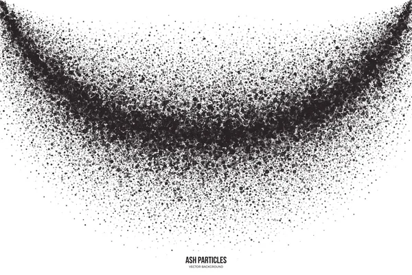 Vector Dark Gray Ash Particles on White Background ⬇ Vector Image by ...