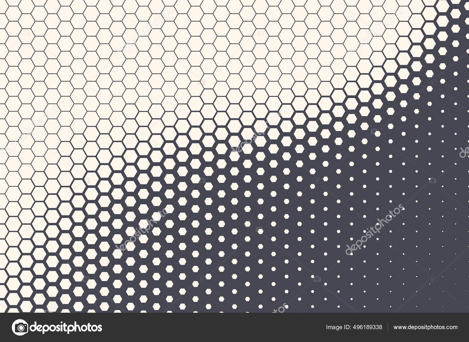 Halftone Hexagonal Pattern Texture Vector Abstract Geometric Technology ...