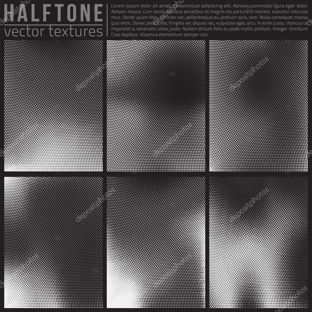 Vector Halftone Textures Stock Vector Image by ©yamonstro #70936821