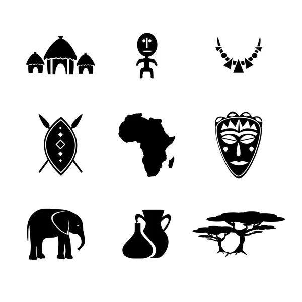 African village icon vector — Stock Vector © MrsWilkins #120205992
