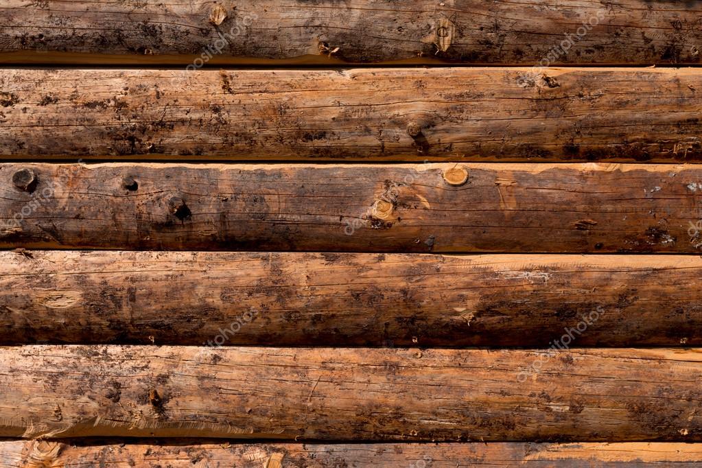 pared de madera de troncos — Fotos de Stock © romantsubin #51870003