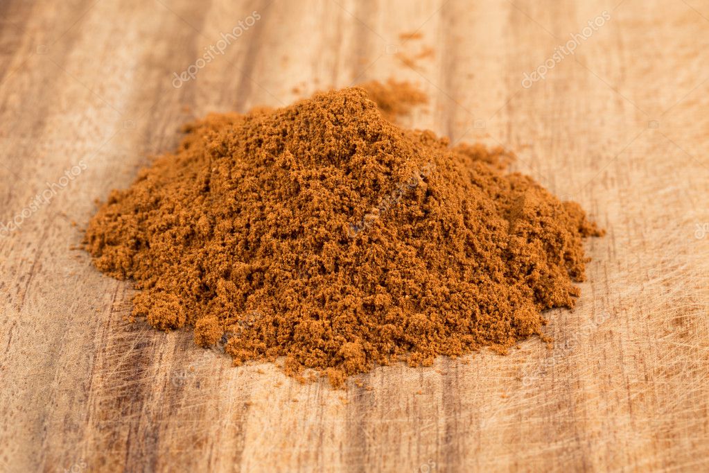Cinnamon powder closeup — Stock Photo © romantsubin #87796452
