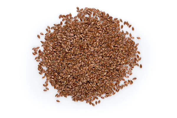Flax seeds isolated on white — Stock Photo © romantsubin #92135108