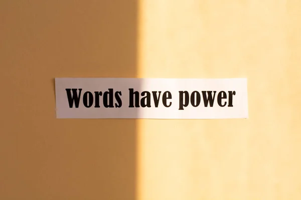 Words have power Stock Photos, Royalty Free Words have power Images ...