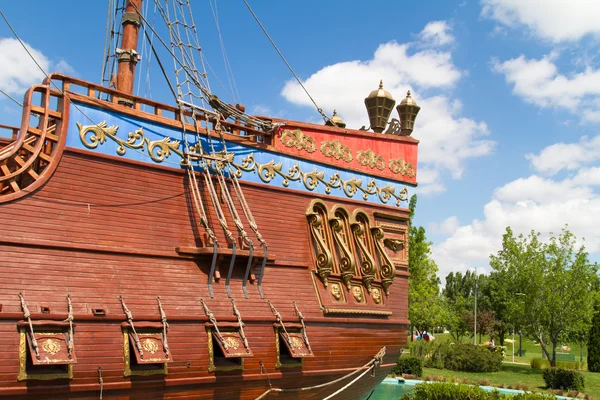 Back Side of Pirate Ship - Stock Image - Everypixel