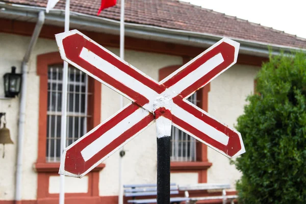 Train stop sign Stock Photos, Royalty Free Train stop sign Images ...